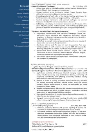 Monicque Fox's Resume | PDF | Logistics | Business