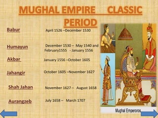 mughal -empire | PPTX
