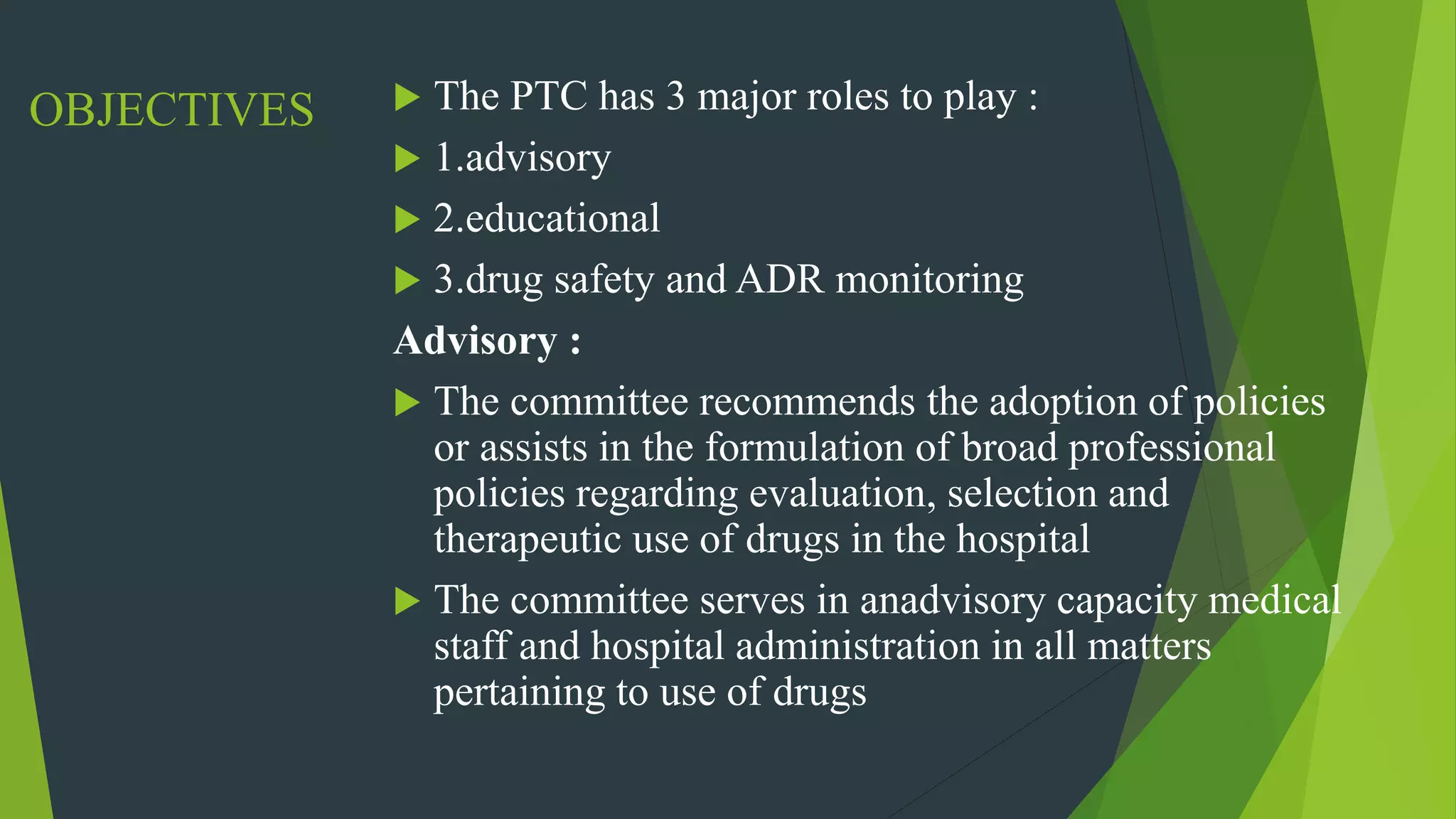PHARMACY AND THERAPEUTIC COMMITTEE | PPTX