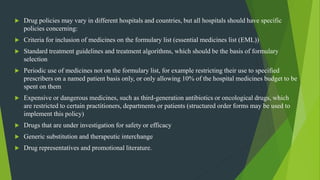 PHARMACY AND THERAPEUTIC COMMITTEE | PPTX