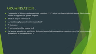 PHARMACY AND THERAPEUTIC COMMITTEE | PPTX