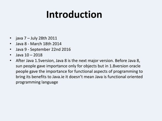 java 8 new features | PPTX