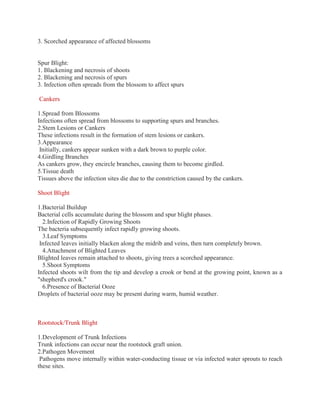 Fire blight of apple; one of the viral plant bacterial disease | PDF