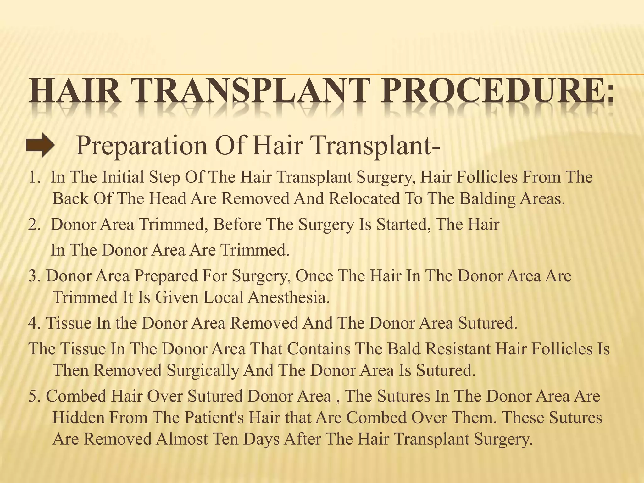 All About Hair Transplant | PPT