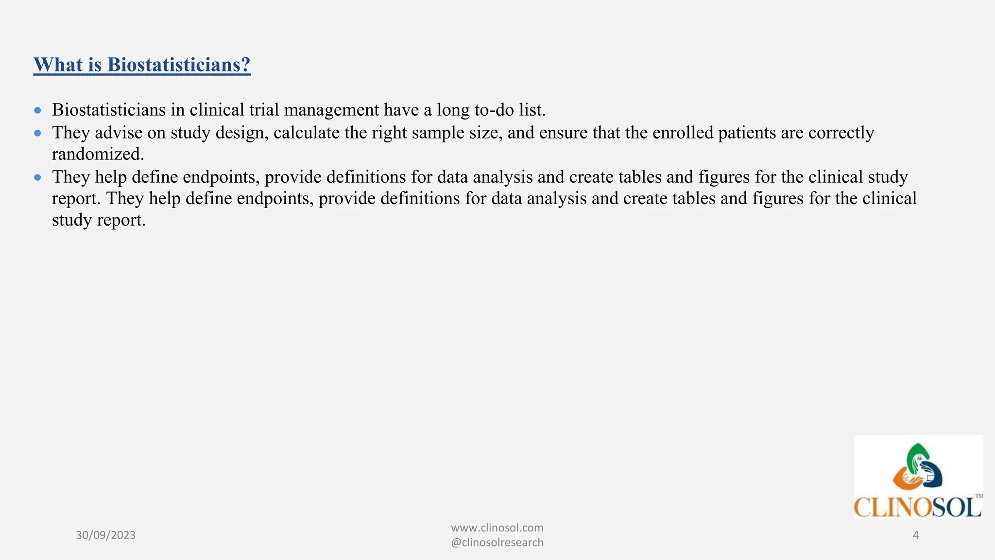 Role of Biostatistics in Clinical Trials | PDF