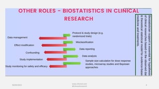 Role of Biostatistics in Clinical Trials | PDF