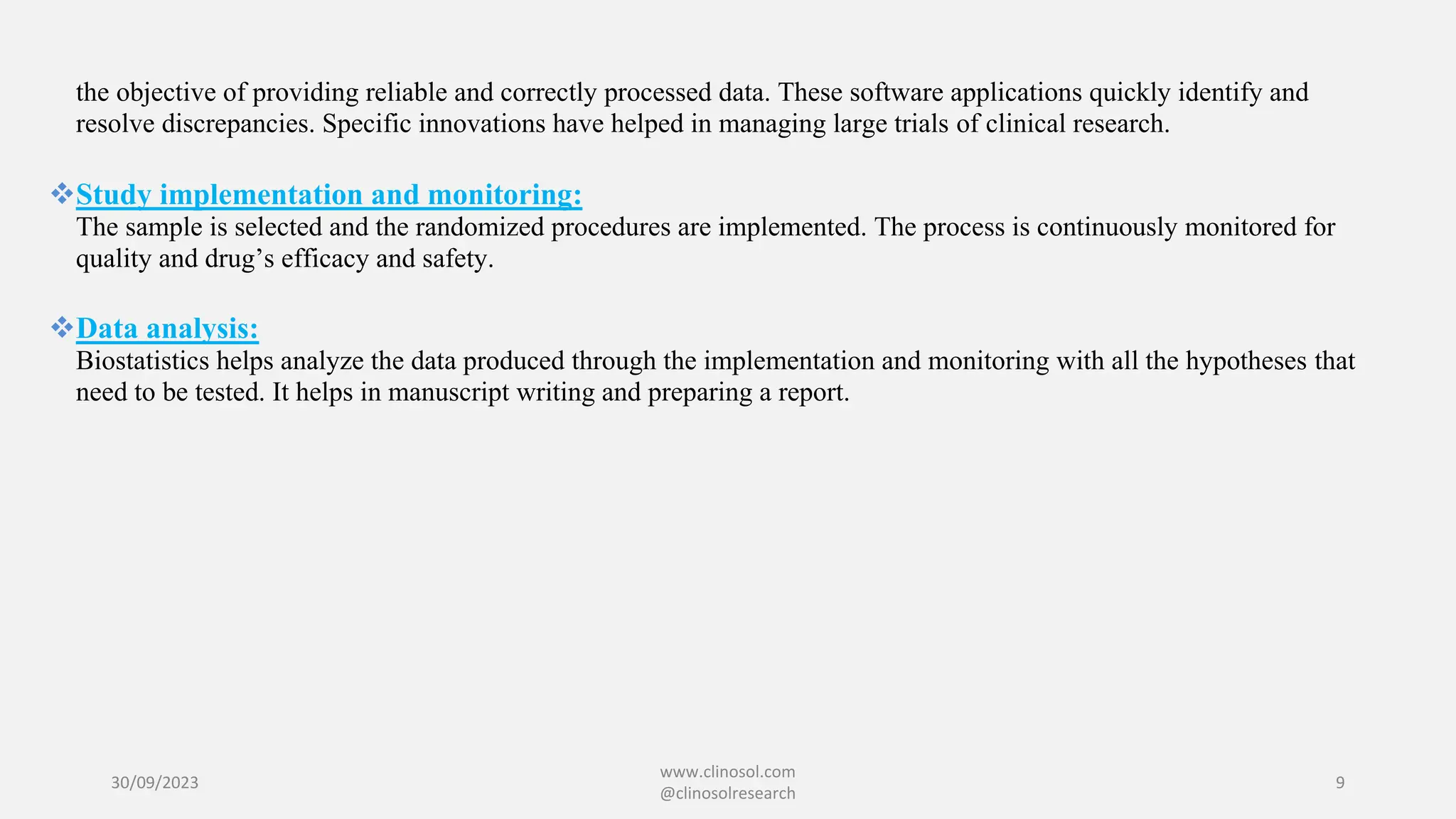 Role of Biostastics in Clinical Research | PDF
