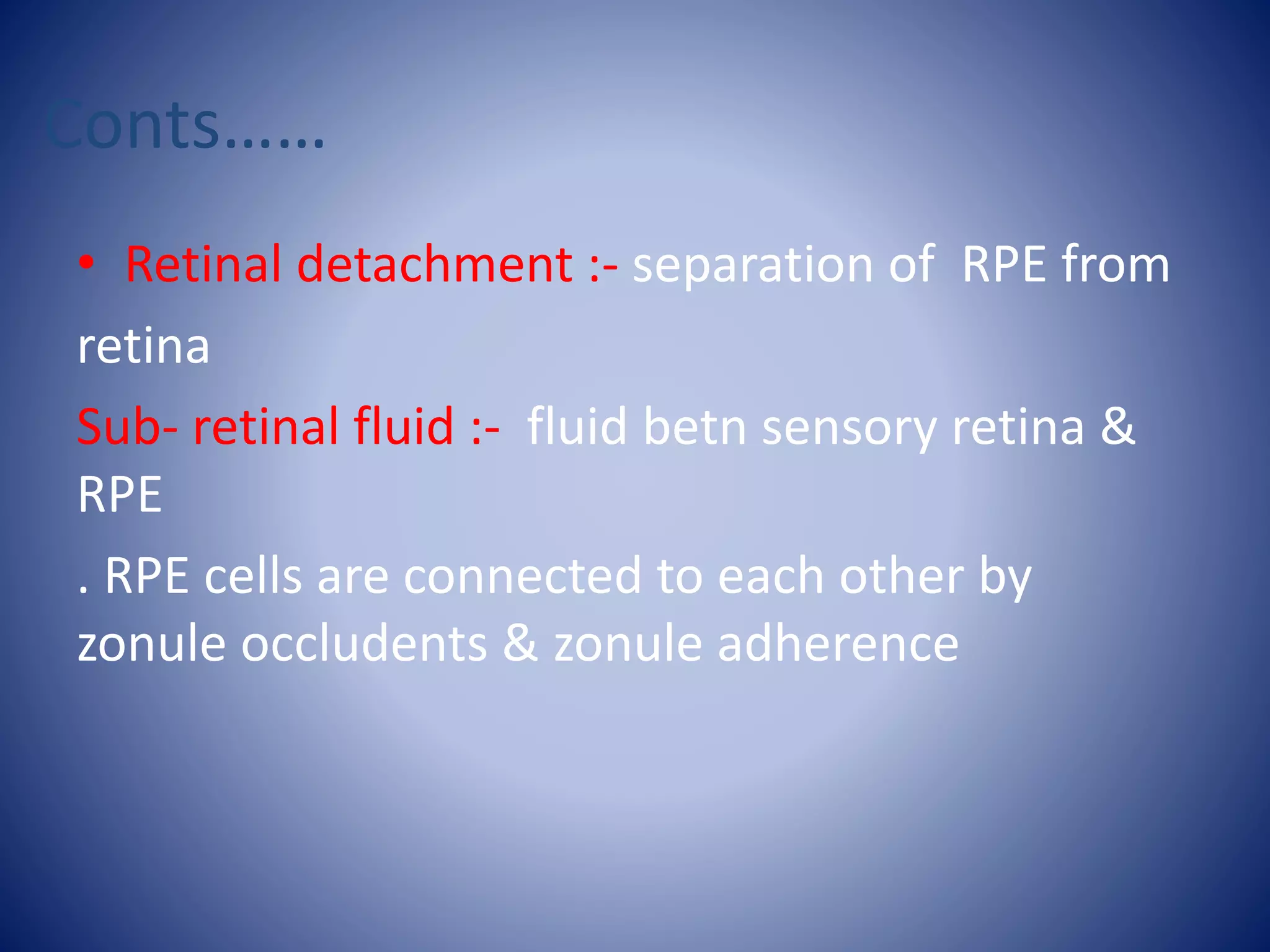 RETINA - anatomy & physiology | PPTX