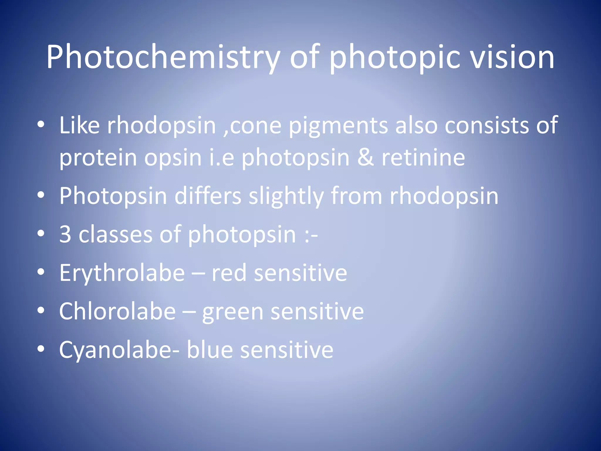 RETINA - anatomy & physiology | PPTX