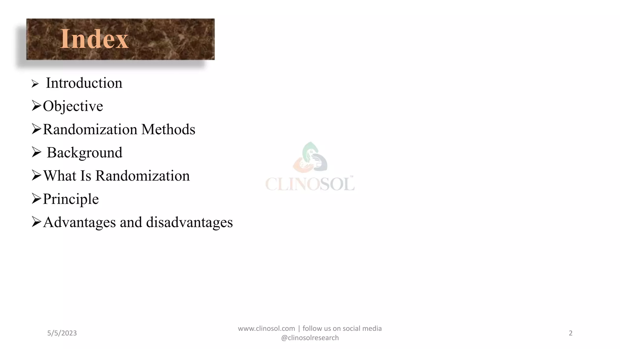 Randomization – From The Technical Front | PPTX | Medical Health