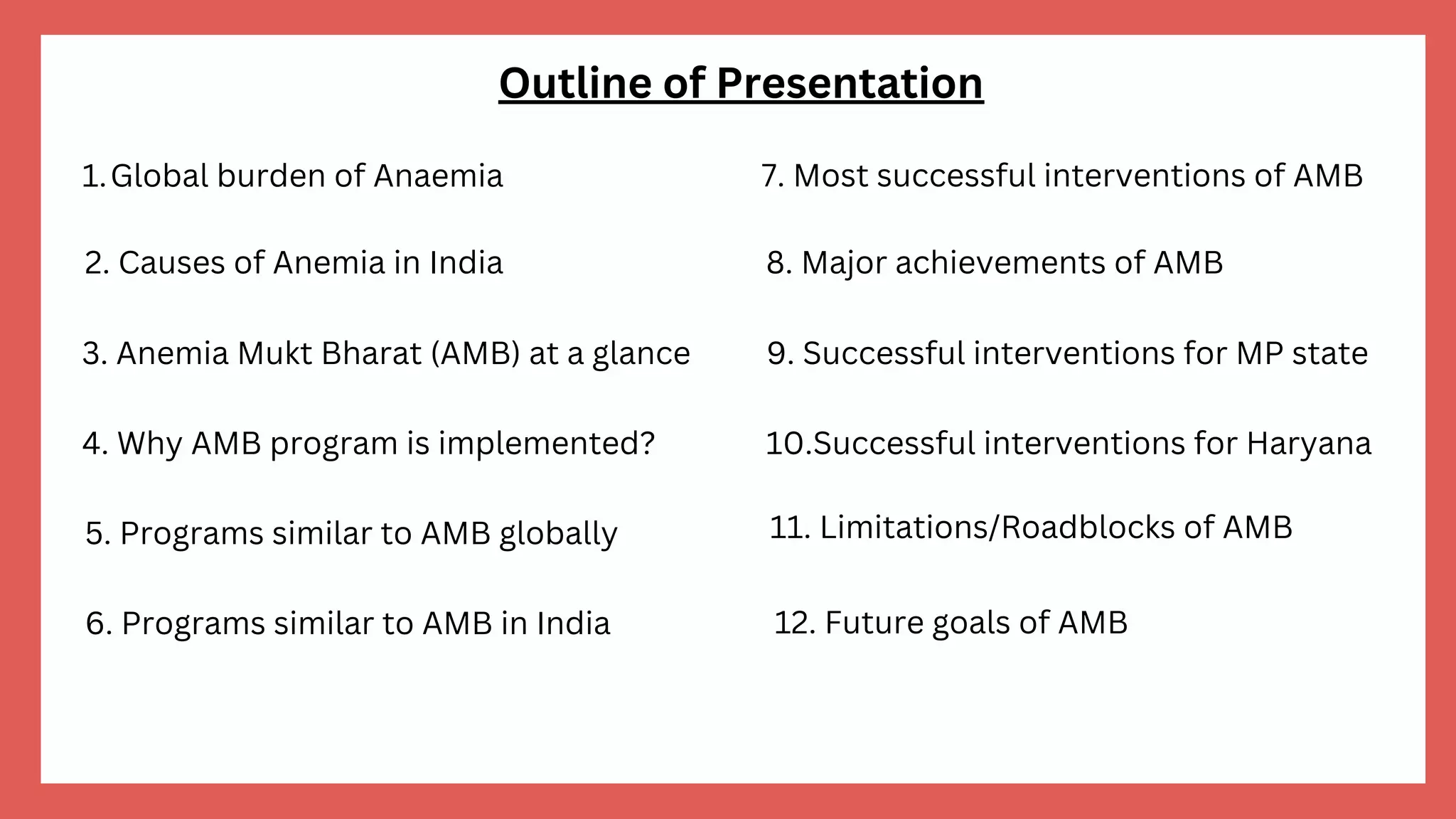 Presentation on Anemia Mukt Bharat | PDF