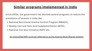 Presentation on Anemia Mukt Bharat | PDF