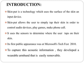 MONIKA S V.pptx skin put technology guidenc of | PPTX