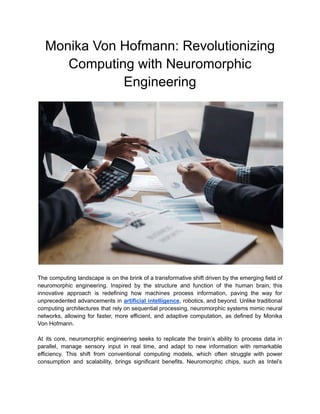 Monika Von Hofmann_ Revolutionizing Computing with Neuromorphic Engineering.pdf