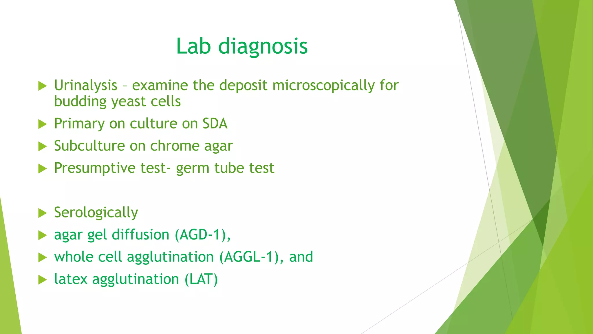 VAGINAL CANDIDIASIS AND ITS LAB DIAGNOSIS | PPTX