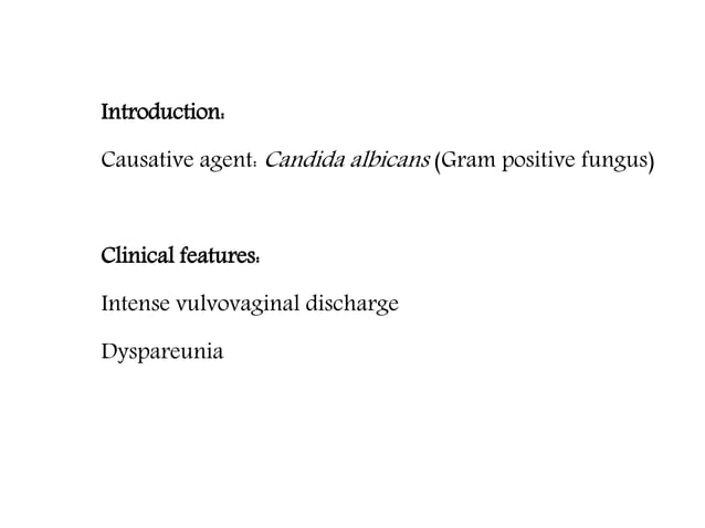 Moniliasis(Candida vaginitis) | PPTX