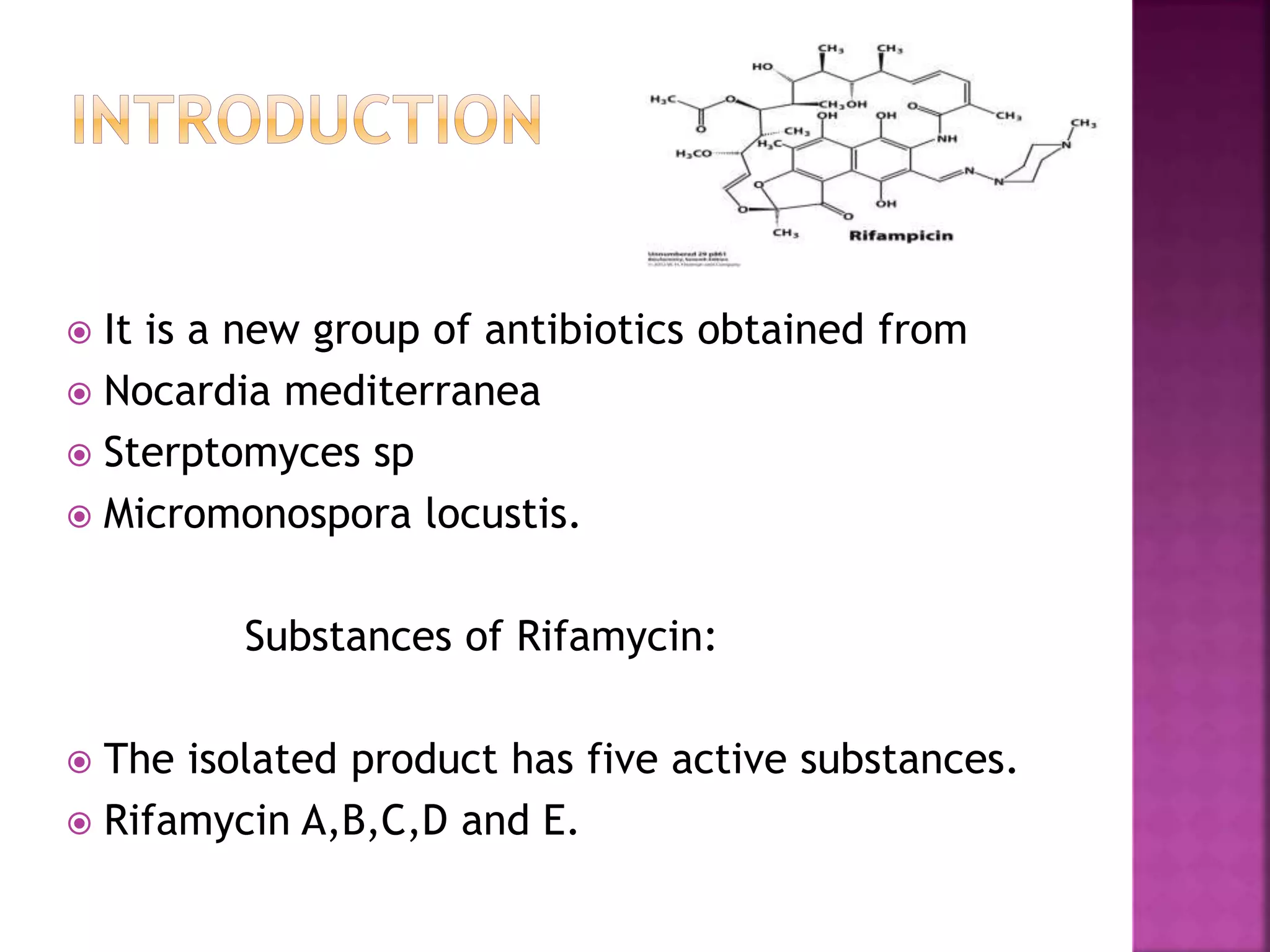 Rifamycin | PPTX