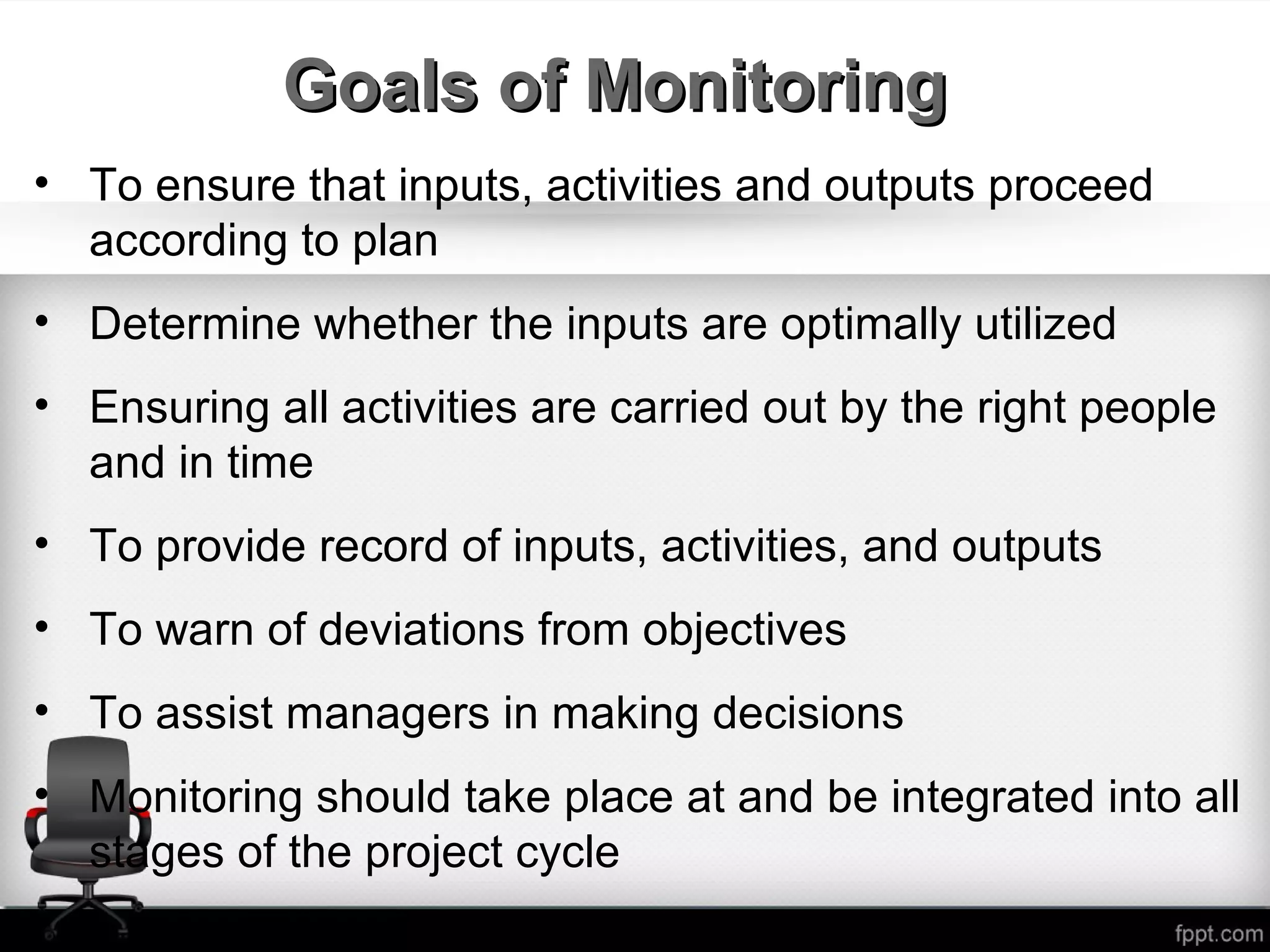 Monitioring evaluations | PPT