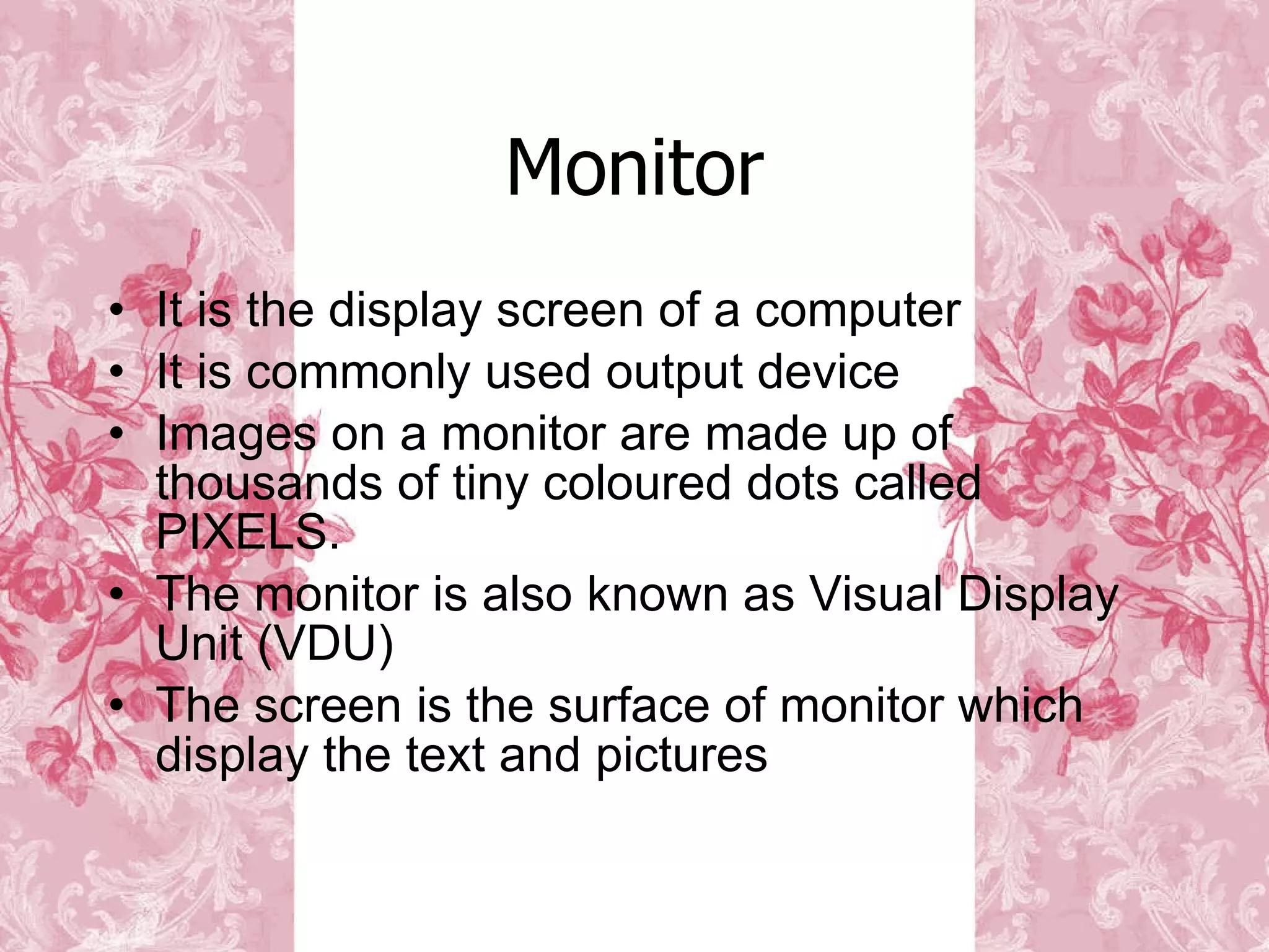 Monitor | PPT