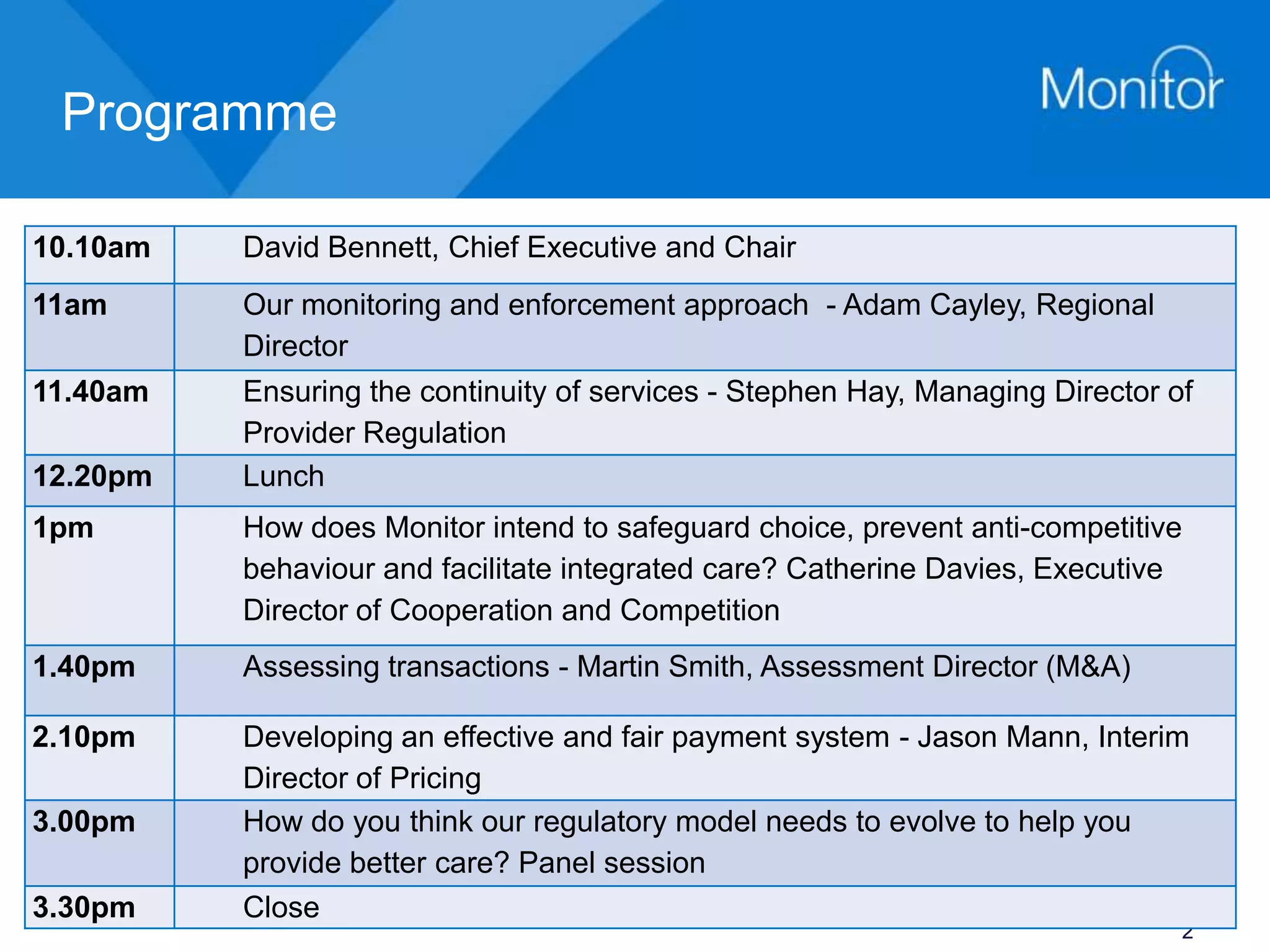 Monitor 17 may all presentations for website.ppt | Healthcare Industry ...