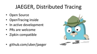 Distributed Tracing at UBER Scale: Creating a treasure map for your monitoring data | PPT