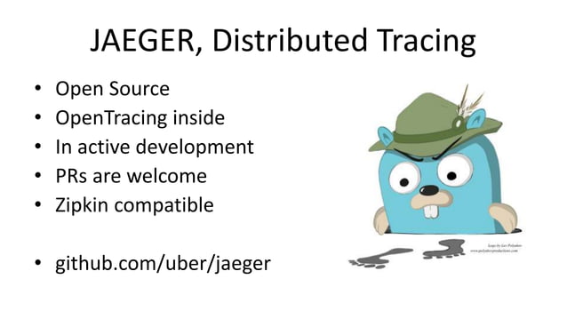 Distributed Tracing at UBER Scale: Creating a treasure map for your monitoring data | PPT