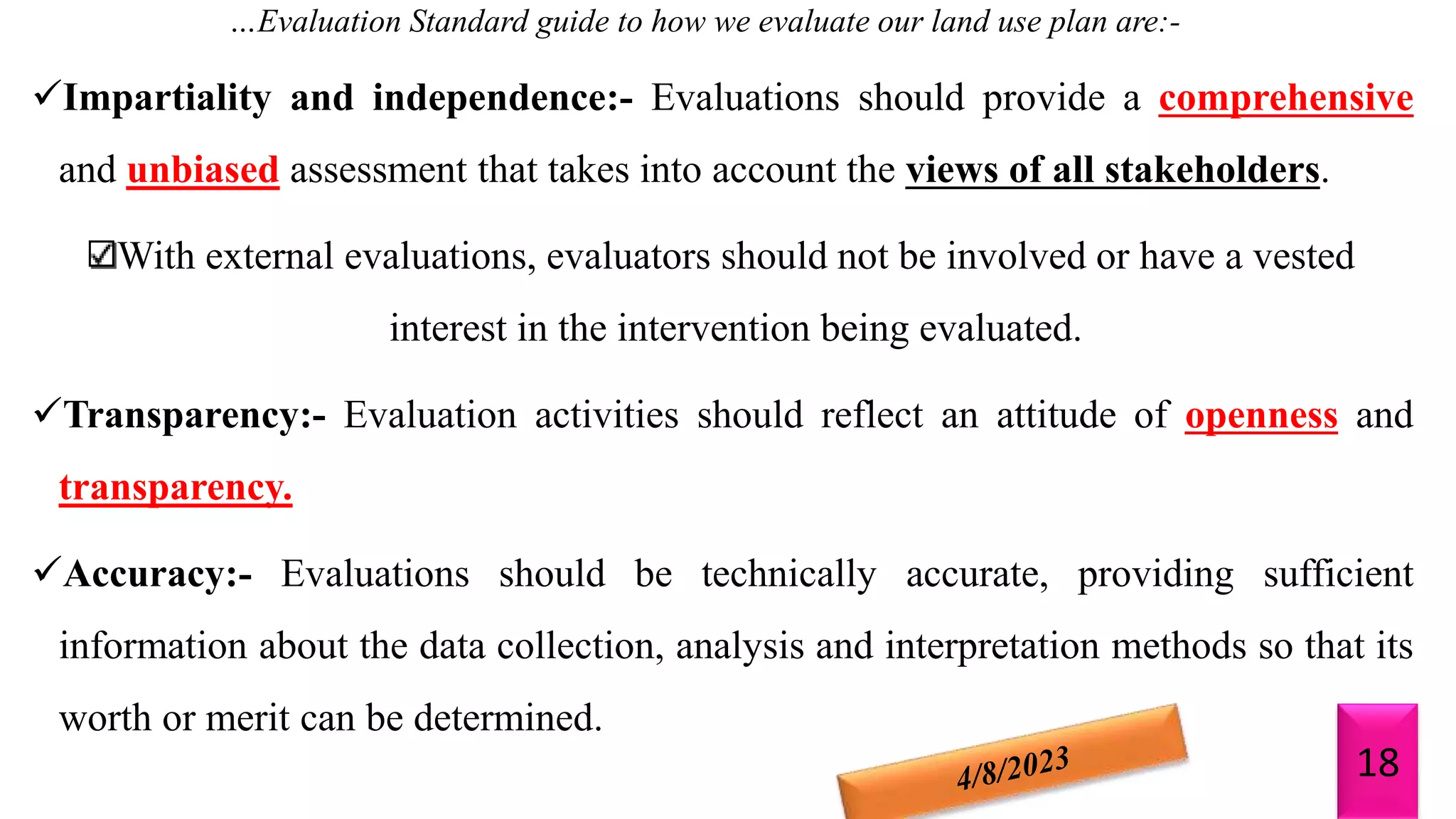 Monitor and Evaluate Implementation of Land Use Plan.pptx