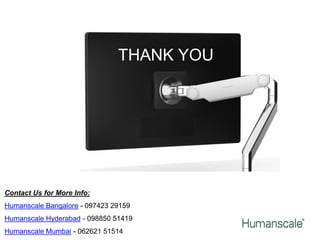 Monitor Arms | M2.1, M8.1 & M10 | Humanscale India | PDF