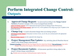 Monitor and Control Process Group - Part One | PDF