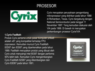 Perkembangan Monitor dan Prosesor Dari Masa ke Masa | PPT