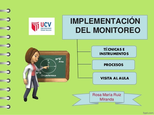 IMPLEMENTACIÓN DEL MONITOREO