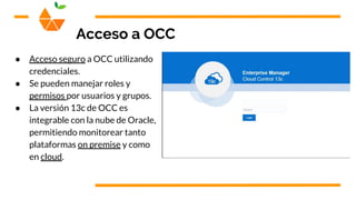 Monitoreo con Oracle Cloud Control | PDF