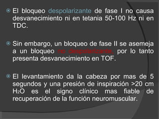 Monitoreo Relajantes Musculares | PPT