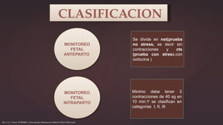 El monitoreo fetal es una herramienta esencial en la obstetricia ...
