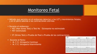 Monitoreo fetal | PPTX