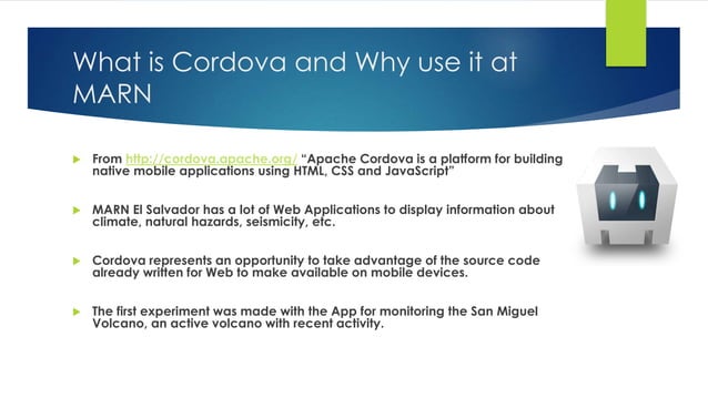 Monitoreo VSM - Apache Cordova Development | PPT