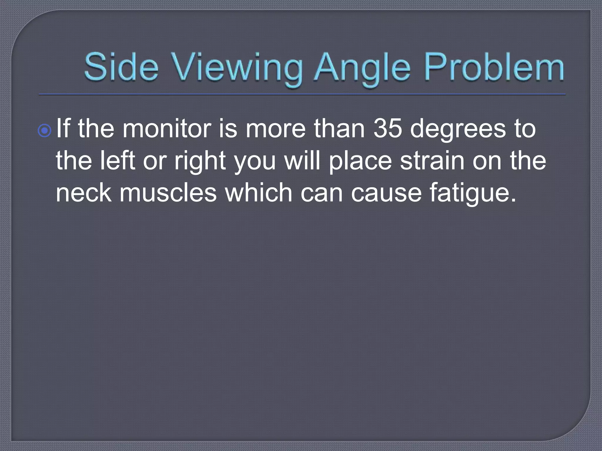 Monitor ergonomics | PPSX
