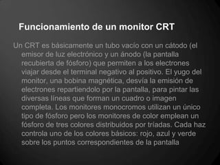 TIPOS DE MONITORES | PPTX