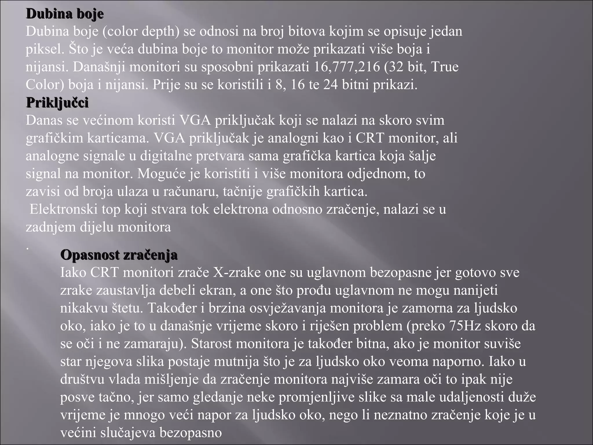 Monitori - Aleksandra Živadinović - Nataša Stojković | PPT