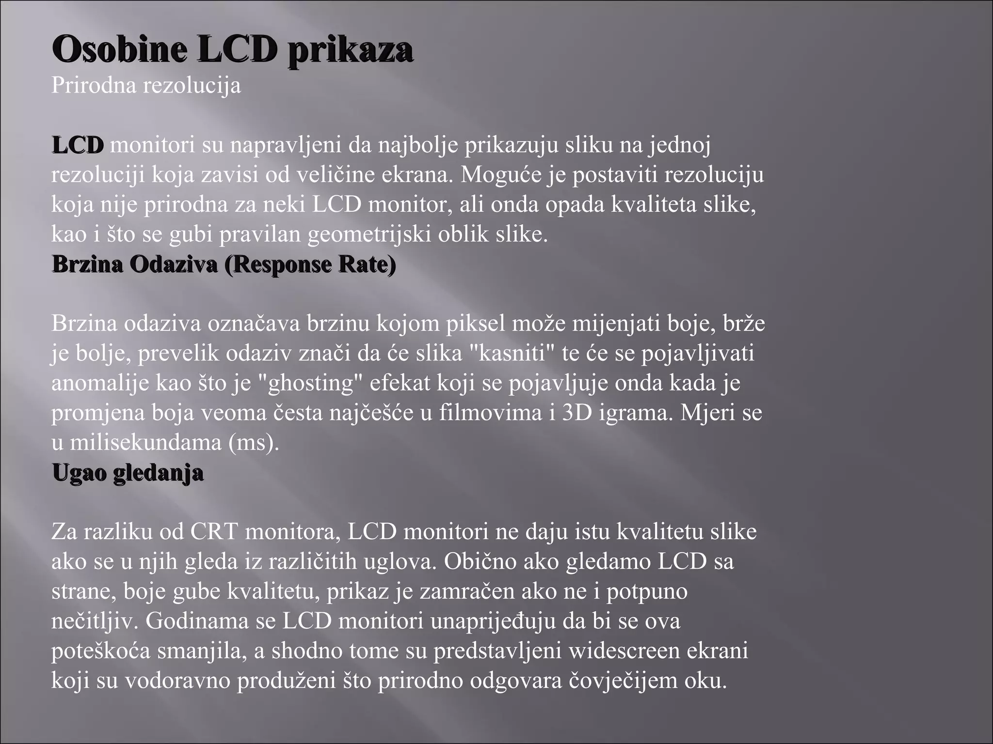 Monitori - Aleksandra Živadinović - Nataša Stojković | PPT