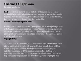 Monitori - Aleksandra Živadinović - Nataša Stojković | PPT