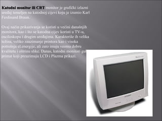 Monitori - Aleksandra Živadinović - Nataša Stojković | PPT