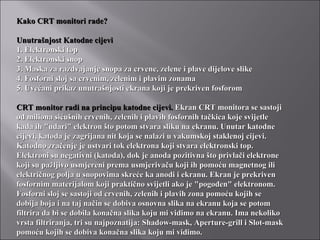 Monitori - Aleksandra Živadinović - Nataša Stojković | PPT