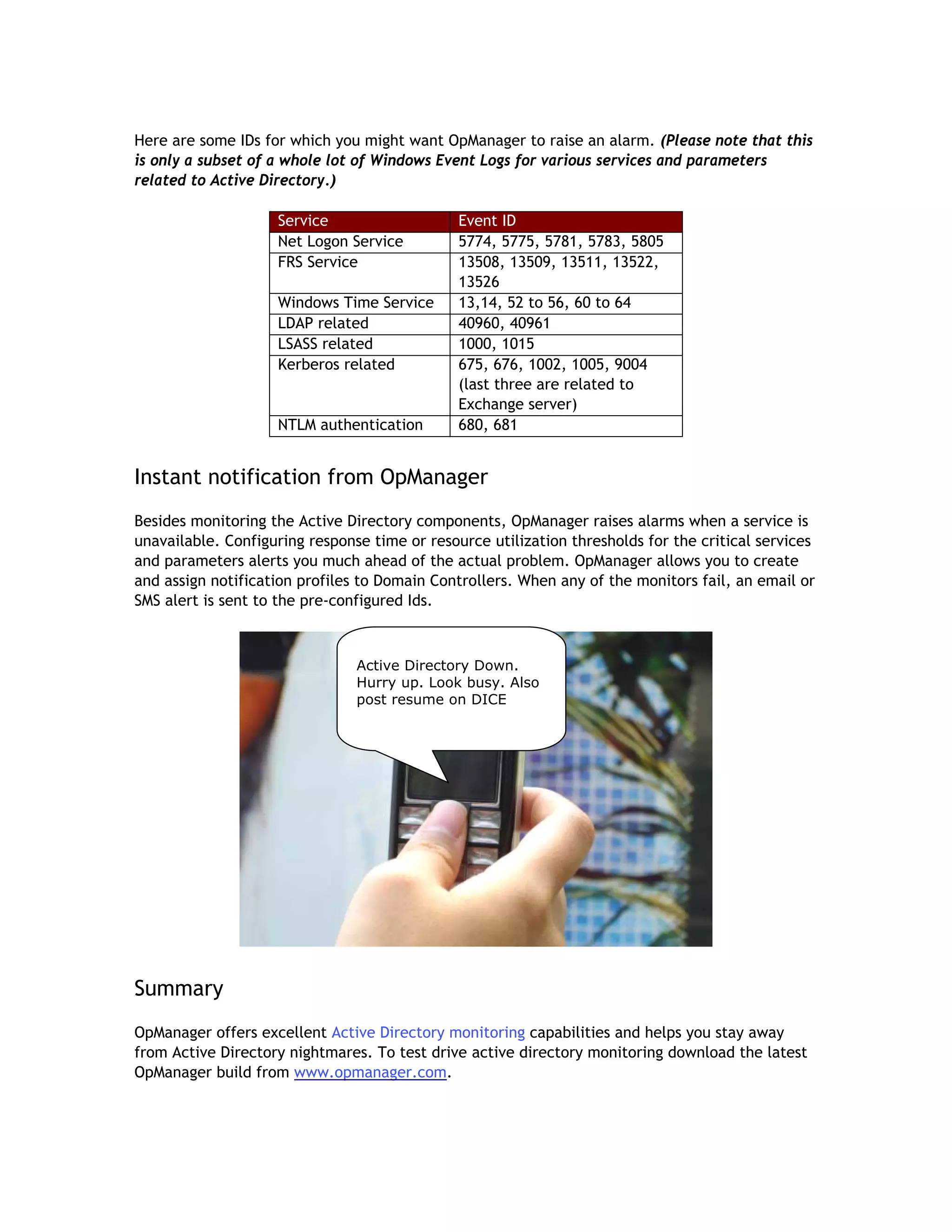 Monitoring active-directory | PDF