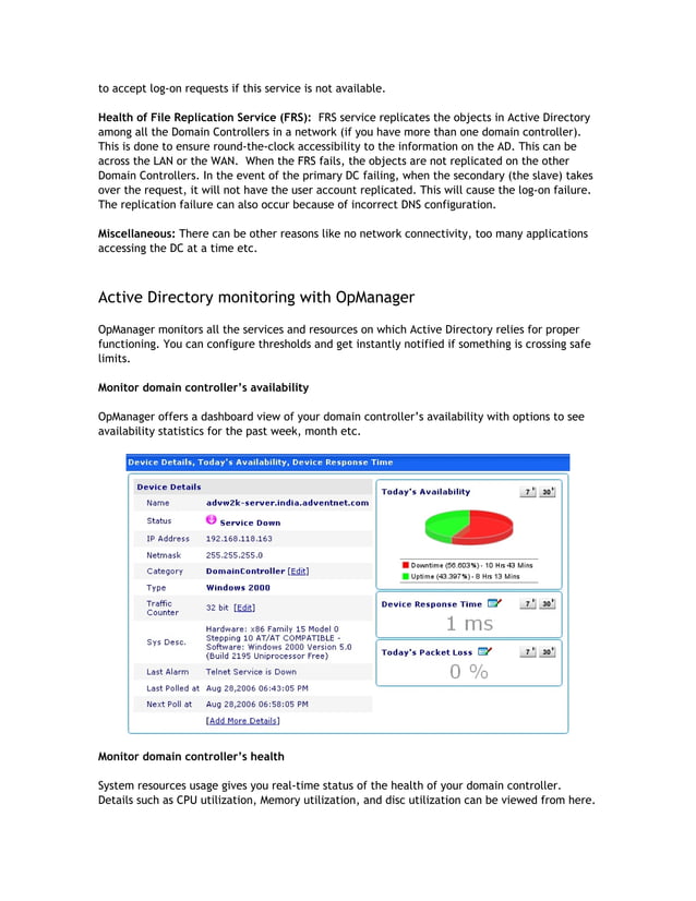 Monitoring active-directory | PDF