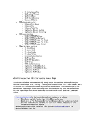 Monitoring active-directory | PDF