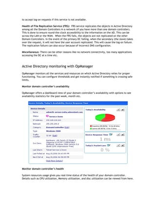 Monitoring active-directory | PDF