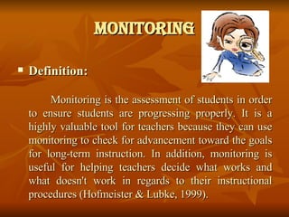 Monitoring, error correction and givimg feedback | PPT