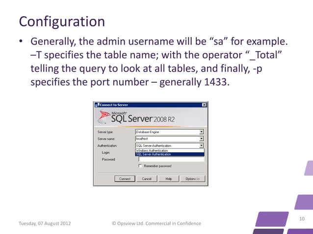 Monitoring Microsoft SQL Server 2008 with Opsview | PPTX