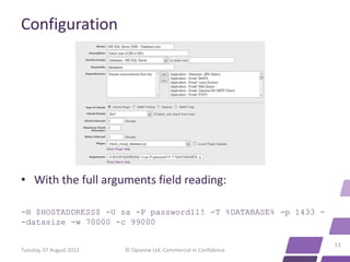Monitoring Microsoft SQL Server 2008 with Opsview | PPTX